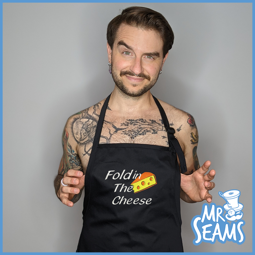 The Fold In The Cheese Apron | Popular Apparel for All - MrSeams.com